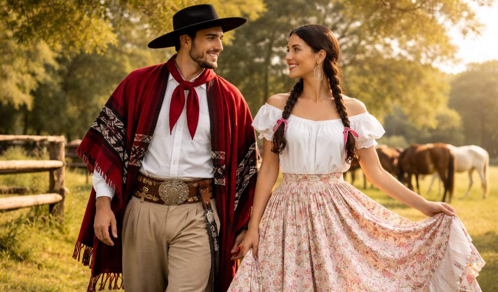 Traditional Clothing in Argentina: Gaucho Dress, Paisana Attire, and ...